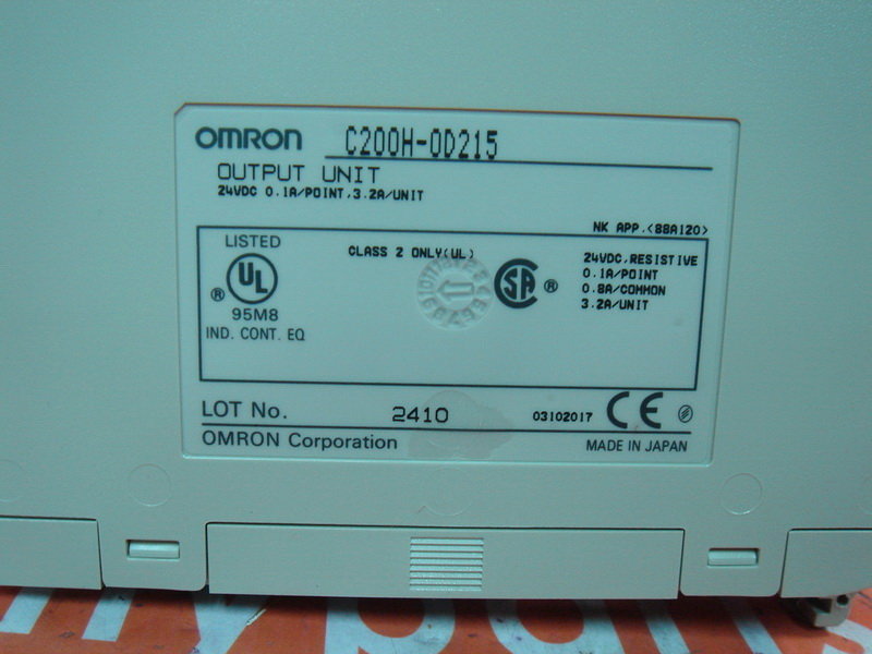 OMRON C200H-OD215 OUTPUT UNIT - 裕益科技自動化設備可程式編碼器PLC分散式控制系統DCS